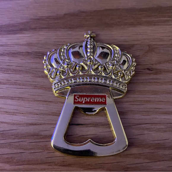 Supreme | Accessories | Supreme Crown Bottle Opener Gold | Poshmark